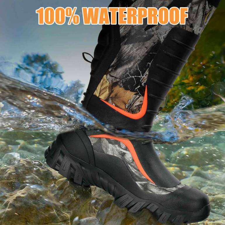 Farming Rubber Boots Calf High | Waterproof+EVA Midsole - Kalkal