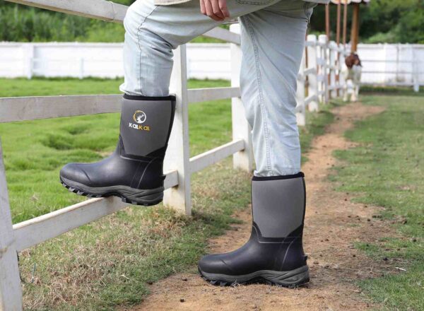 Rubber Barn Boots/FarmBoots | Mid-Calf - Kalkal
