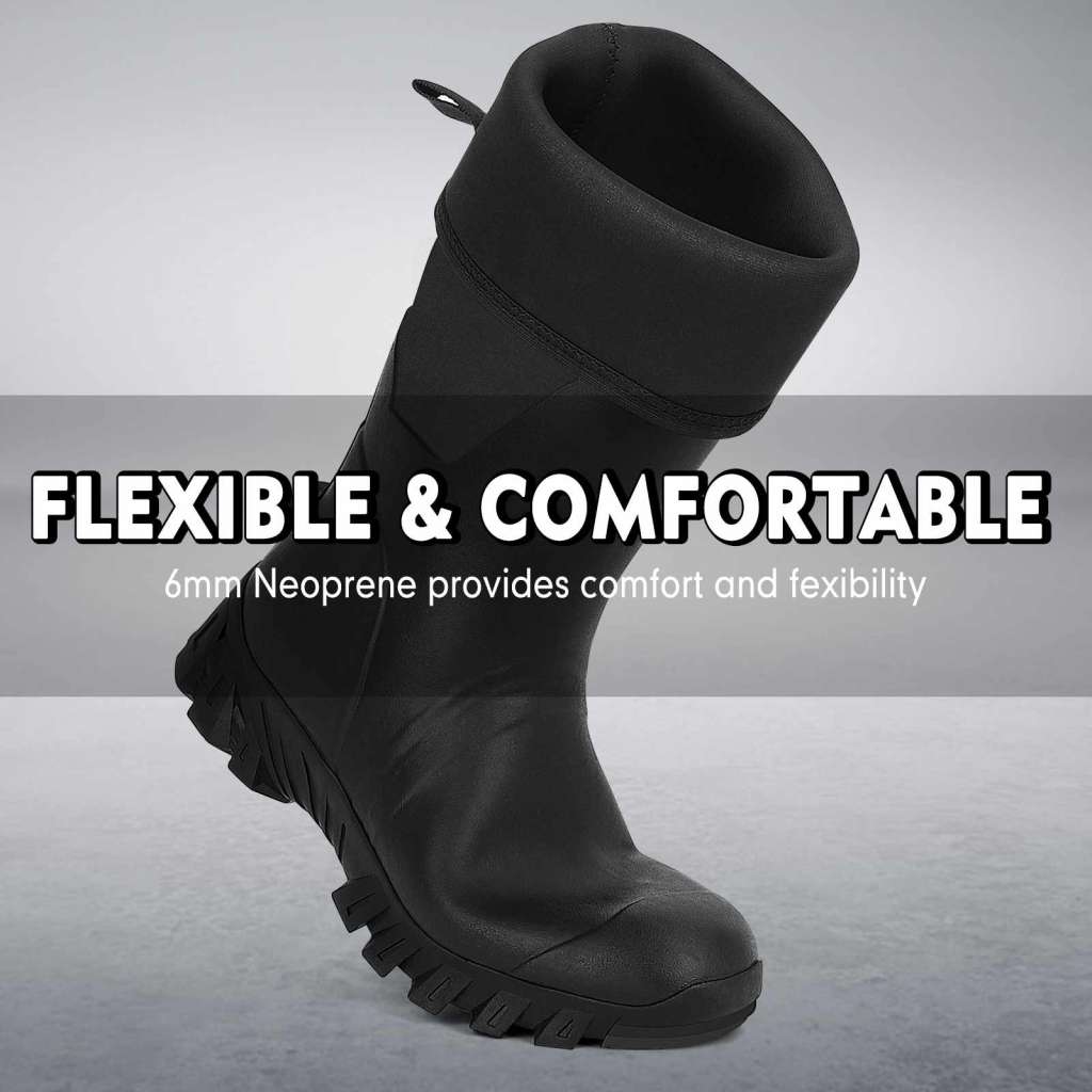 Tall Slip-Resistant Farm Boots for Farming, Fishing &Hunting
