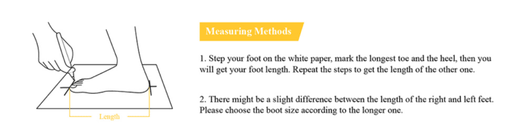 Boots Size Guide - How to Measure Your Feet Correctly? - Kalkal