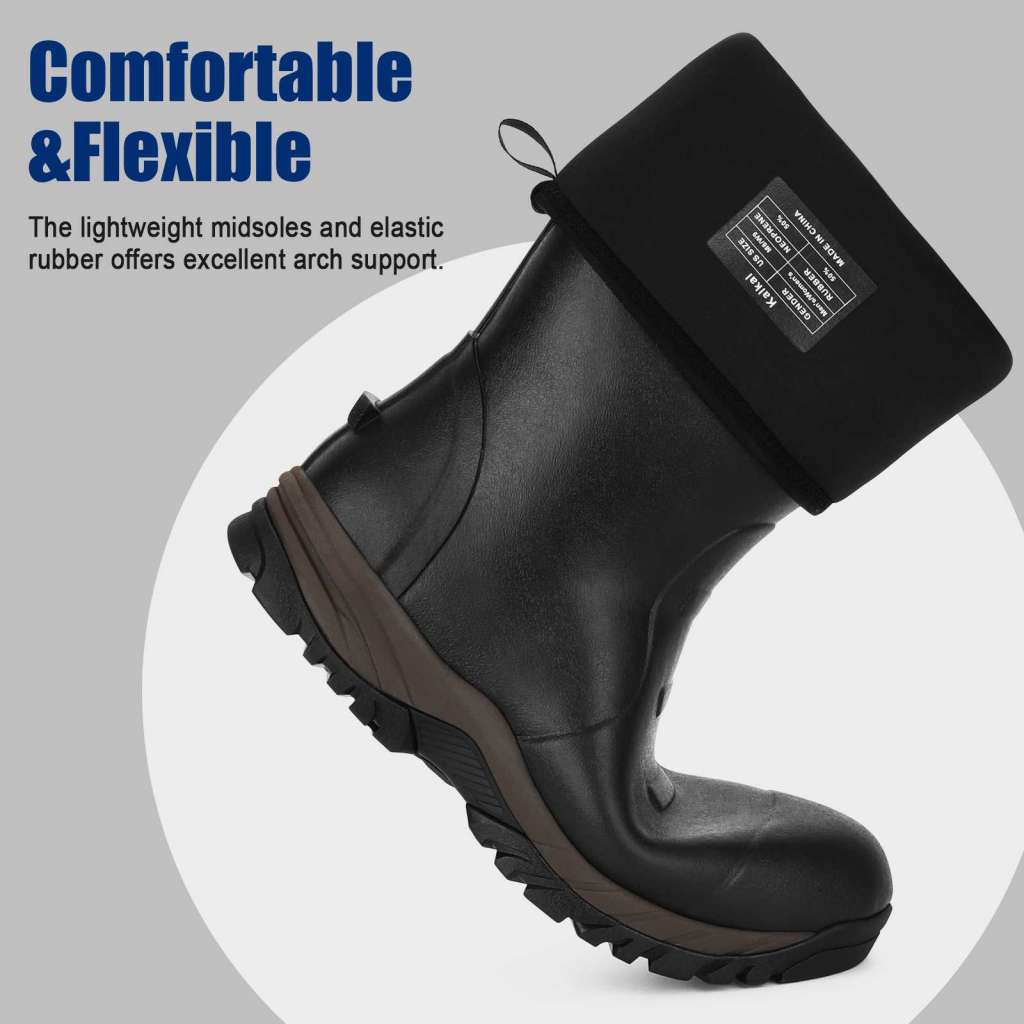 Knee High Rubber Boots - Insulated & Waterproof | Kalkal