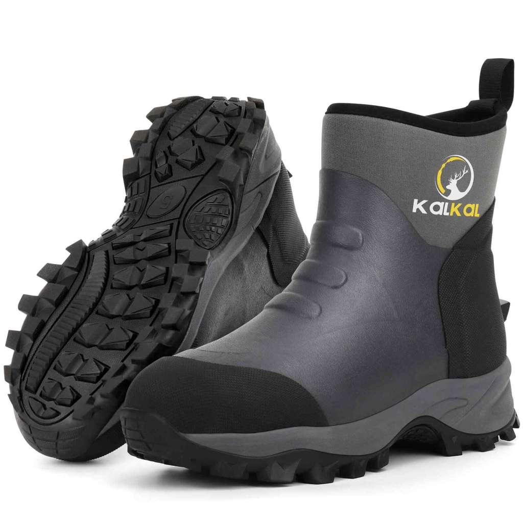 Rubber Farm Boots for Men - Durable & Waterproof - Kalkal