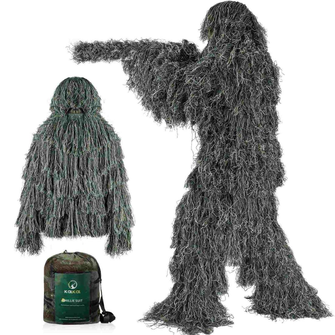 Woodland/Dry Grass/Snow Ghillie Suit For Sale - Kalkal