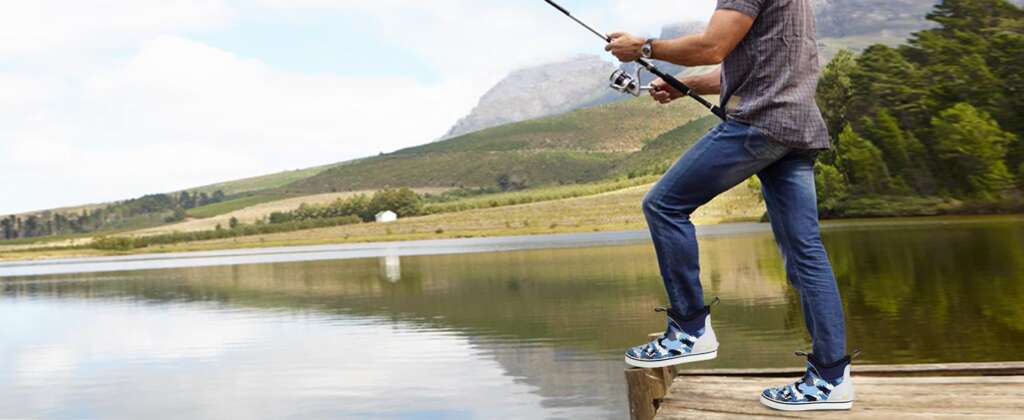 Men's 6'' Camo Deck Boots | Sport Fishing Boots - Kalkal